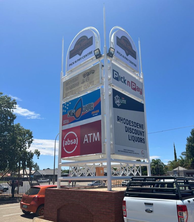 Shining Bright at Rhodesdene Centre: Illuminated Pylon Signage - Label ...